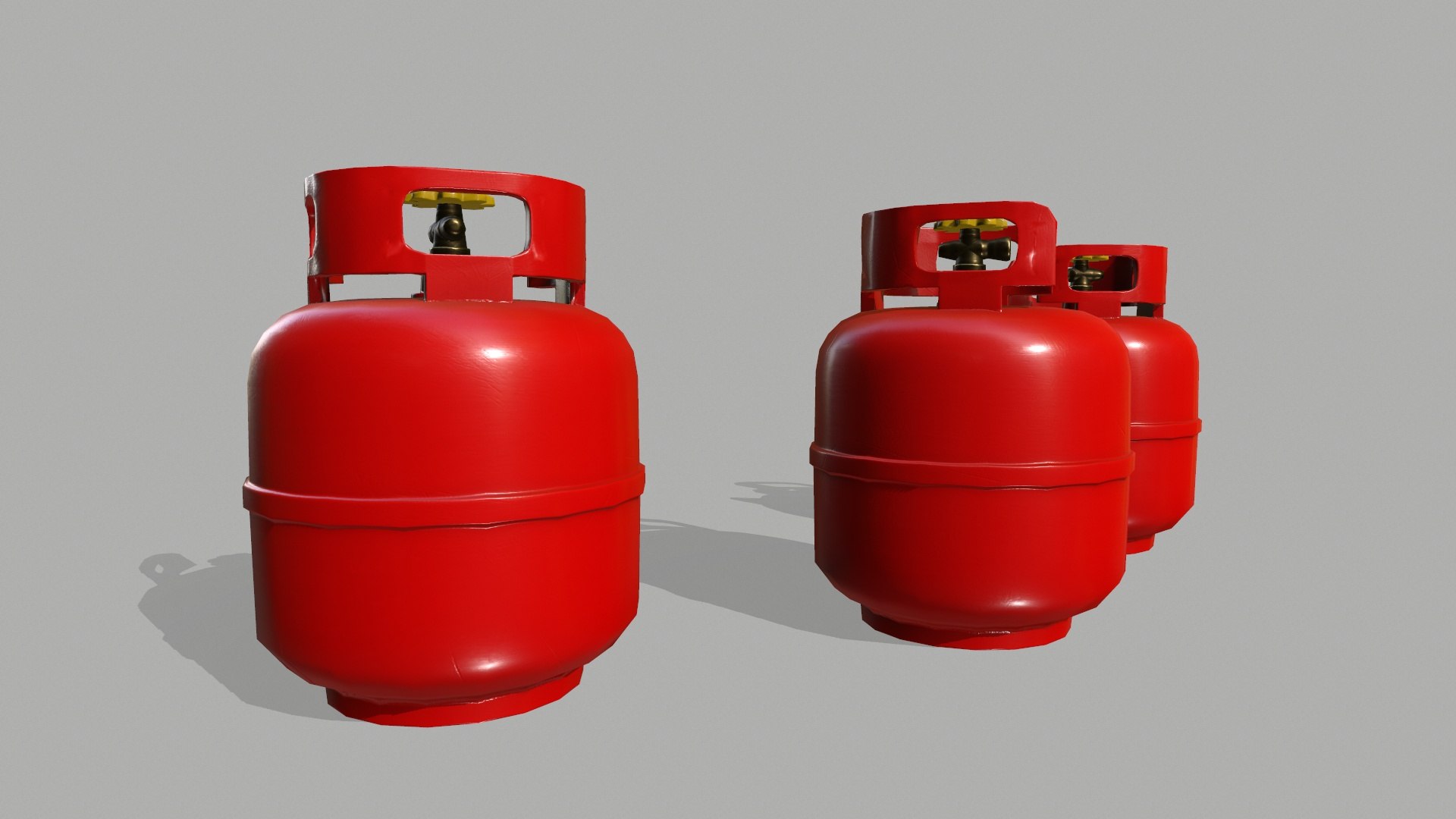 Propane Tank 3D Model - TurboSquid 1544514