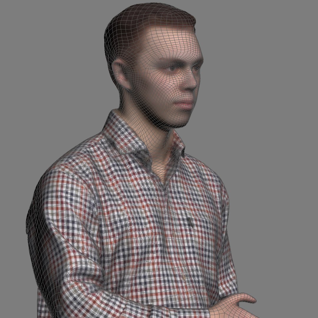 3d Model Realistic Human
