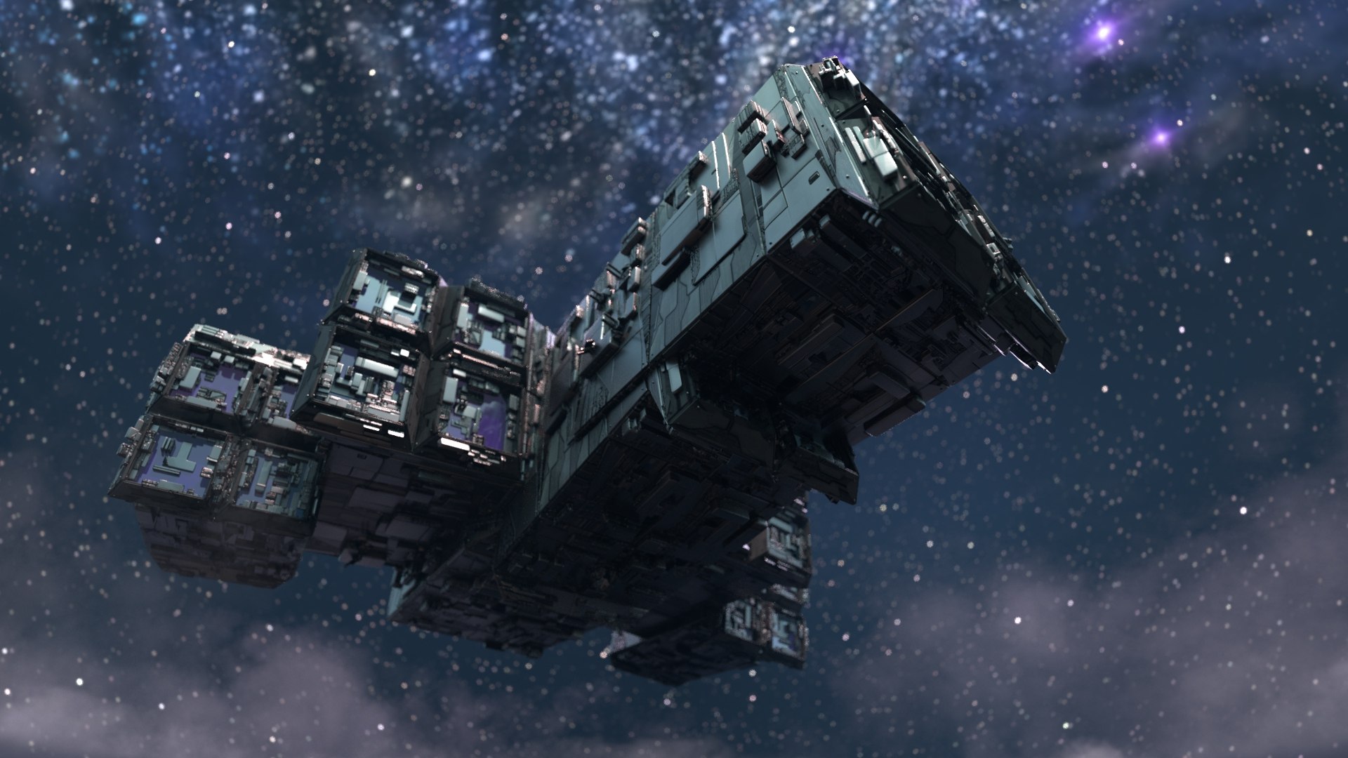 3D Starship Rendered Scene - Model - TurboSquid 1504805