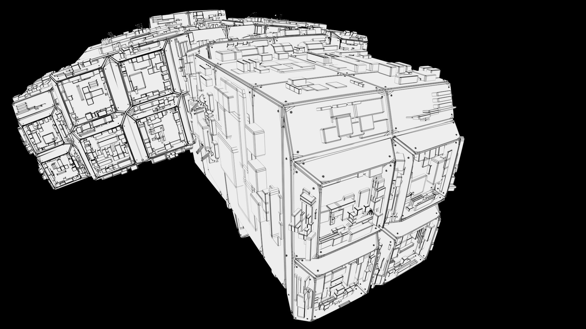 3D Starship Rendered Scene - Model - TurboSquid 1504805