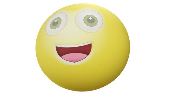 Emoticon smile 3D model - TurboSquid 1916981
