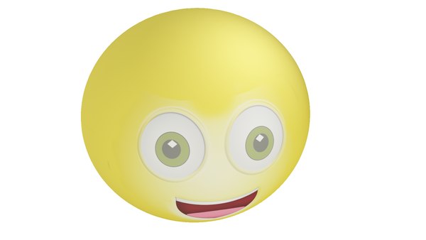 Emoticon smile 3D model - TurboSquid 1916981