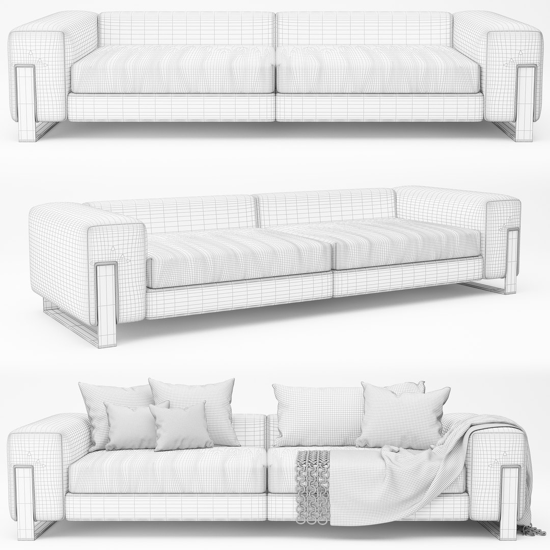 Modern sofa model - TurboSquid 1514713