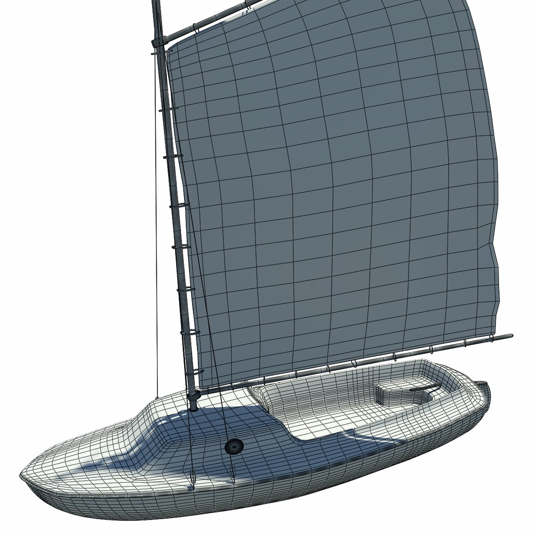 sailboat boat sail 3ds