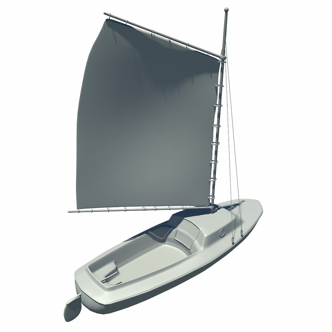 sailboat boat sail 3ds