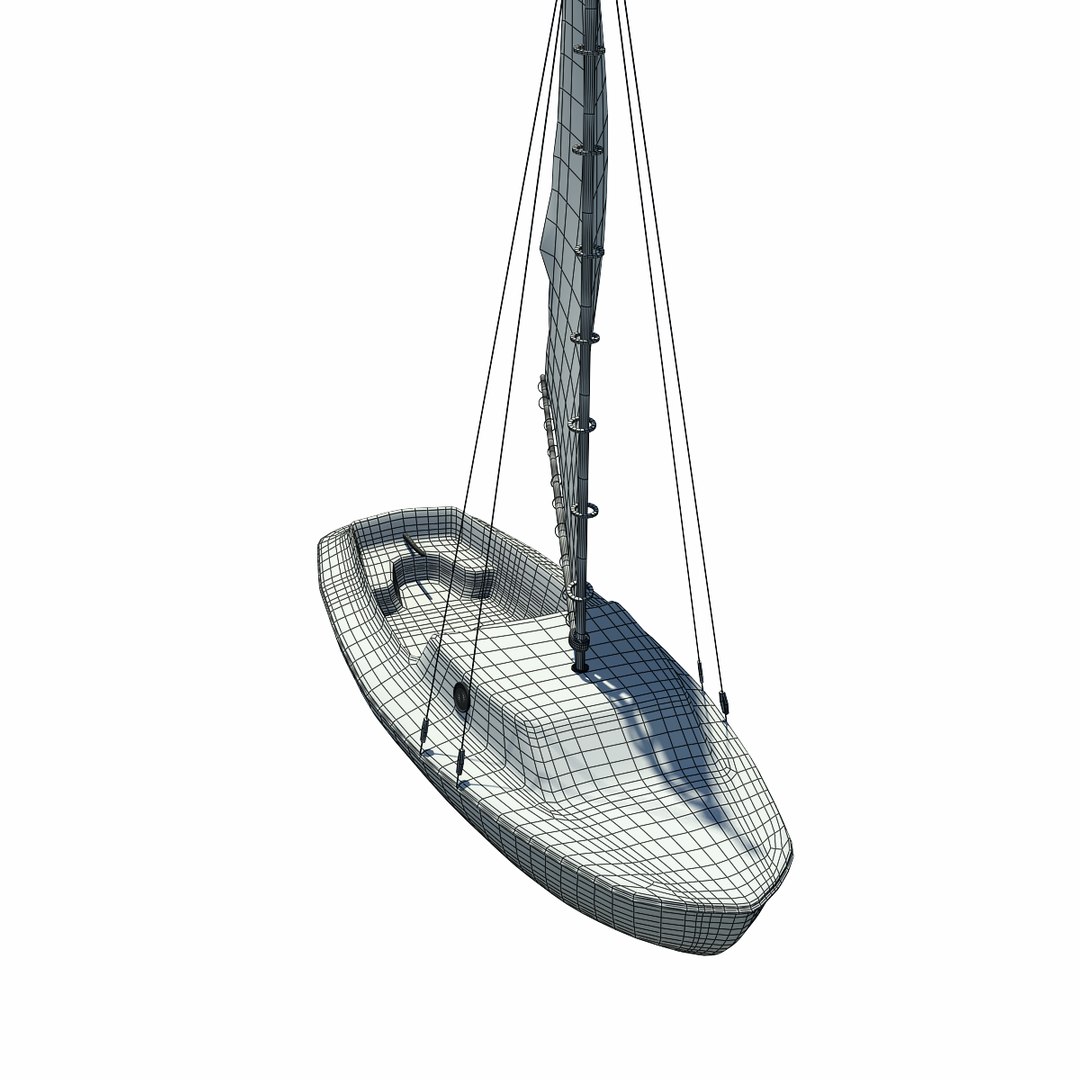sailboat boat sail 3ds