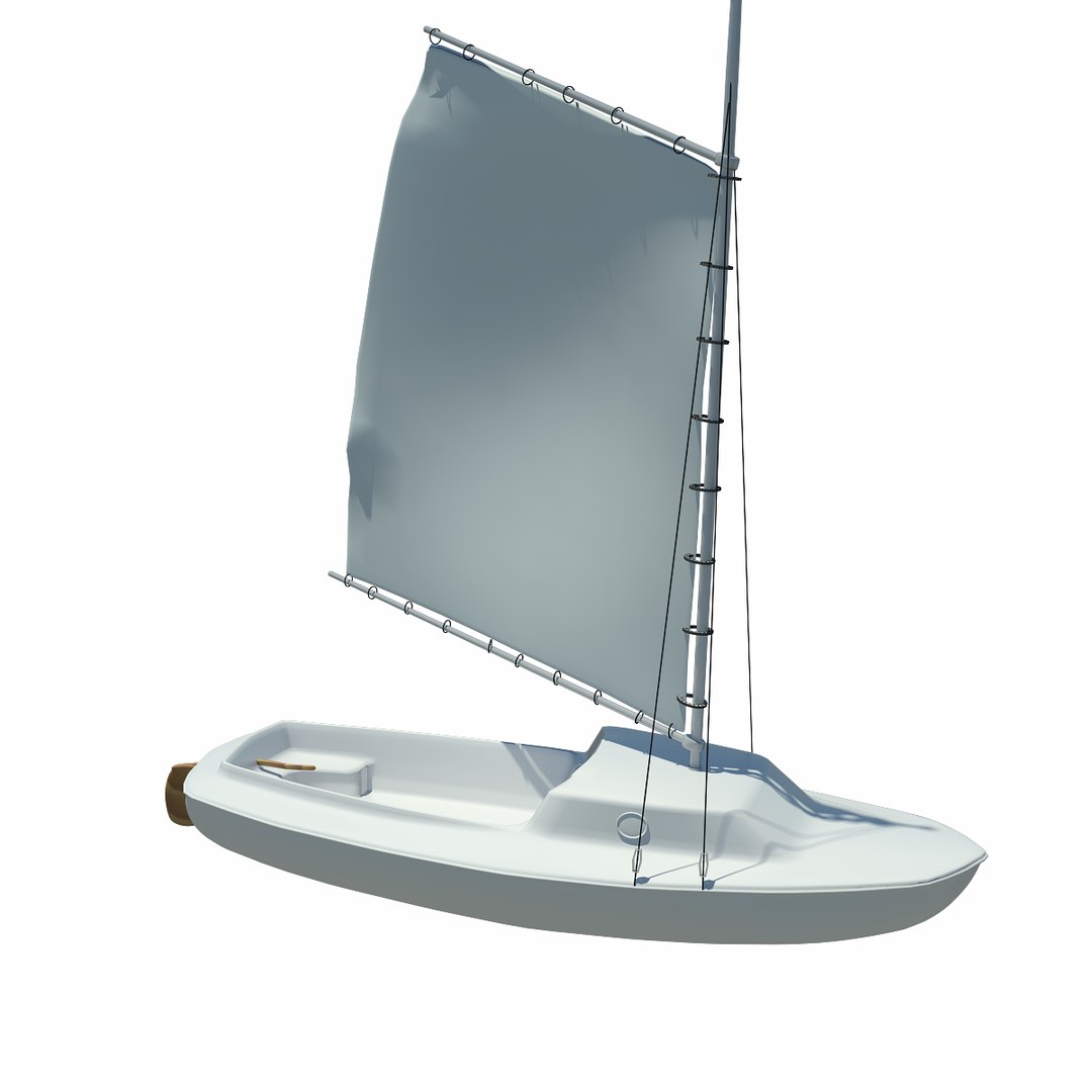 sailboat boat sail 3ds