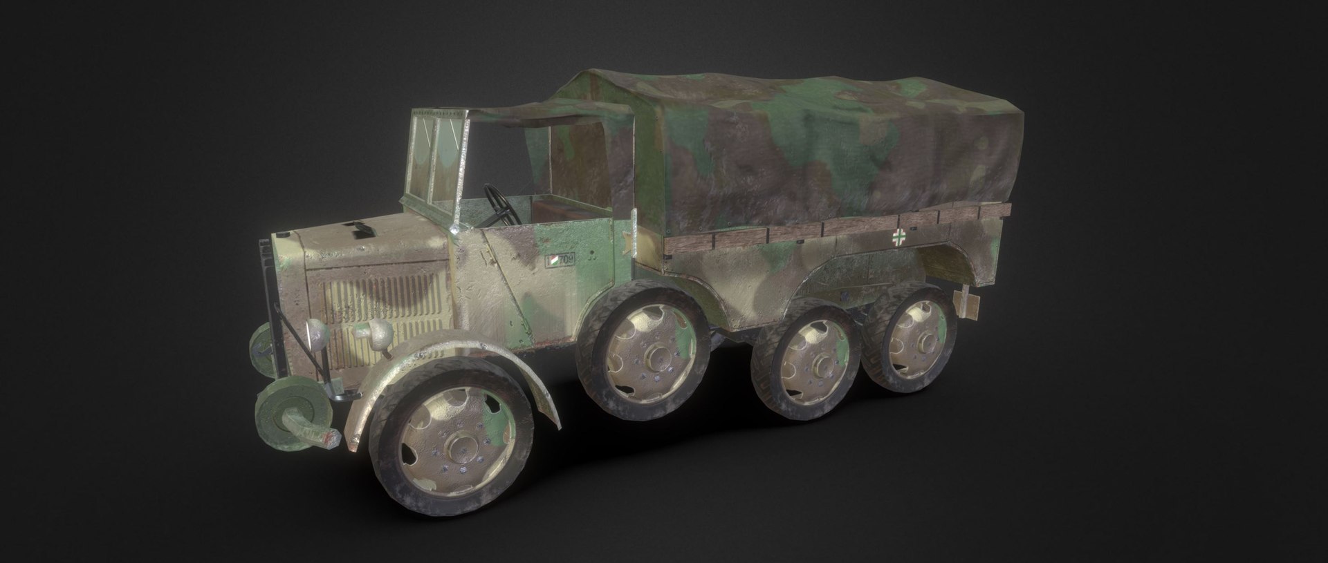 38M Botond Truck 3D Model - TurboSquid 2180695