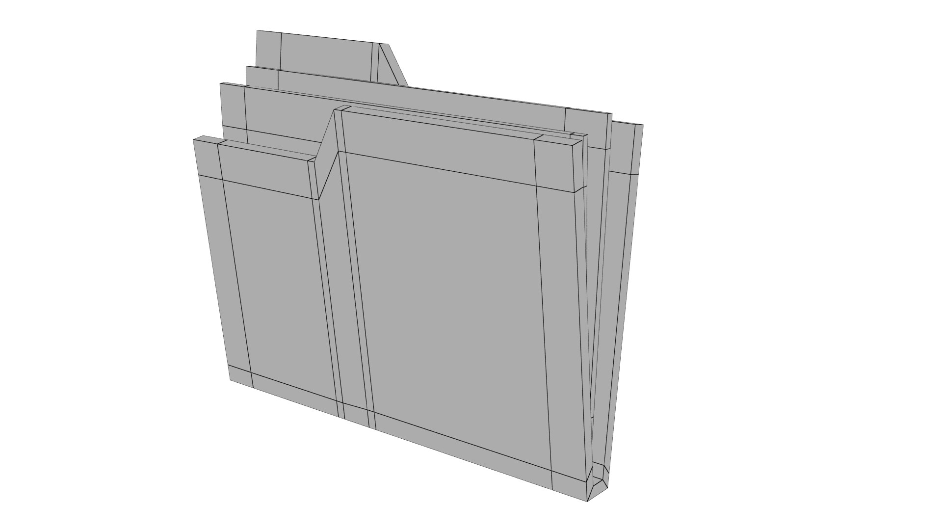 3D Cartoon Folder Model - TurboSquid 2143001