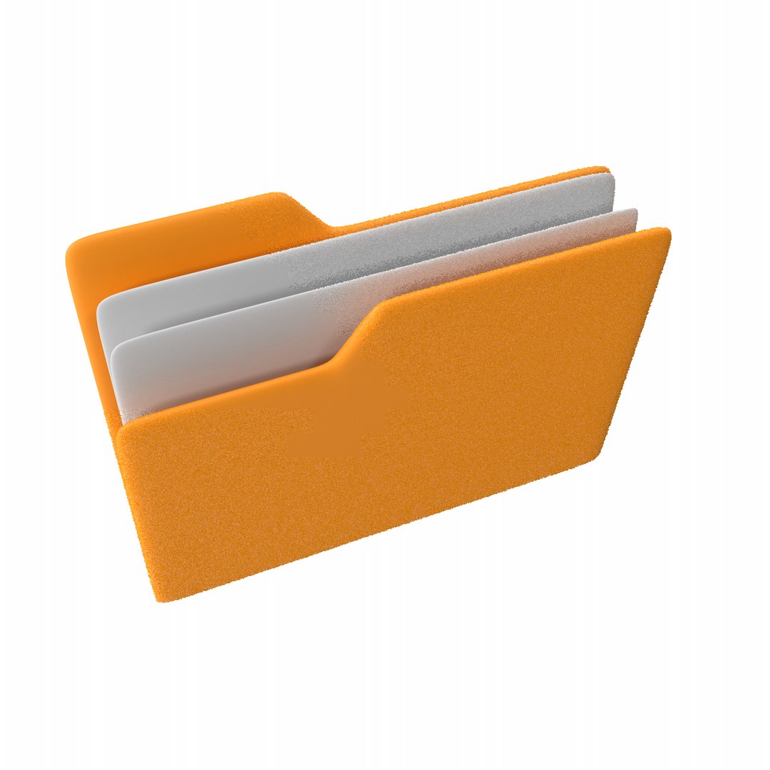 3D Cartoon Folder Model - TurboSquid 2143001