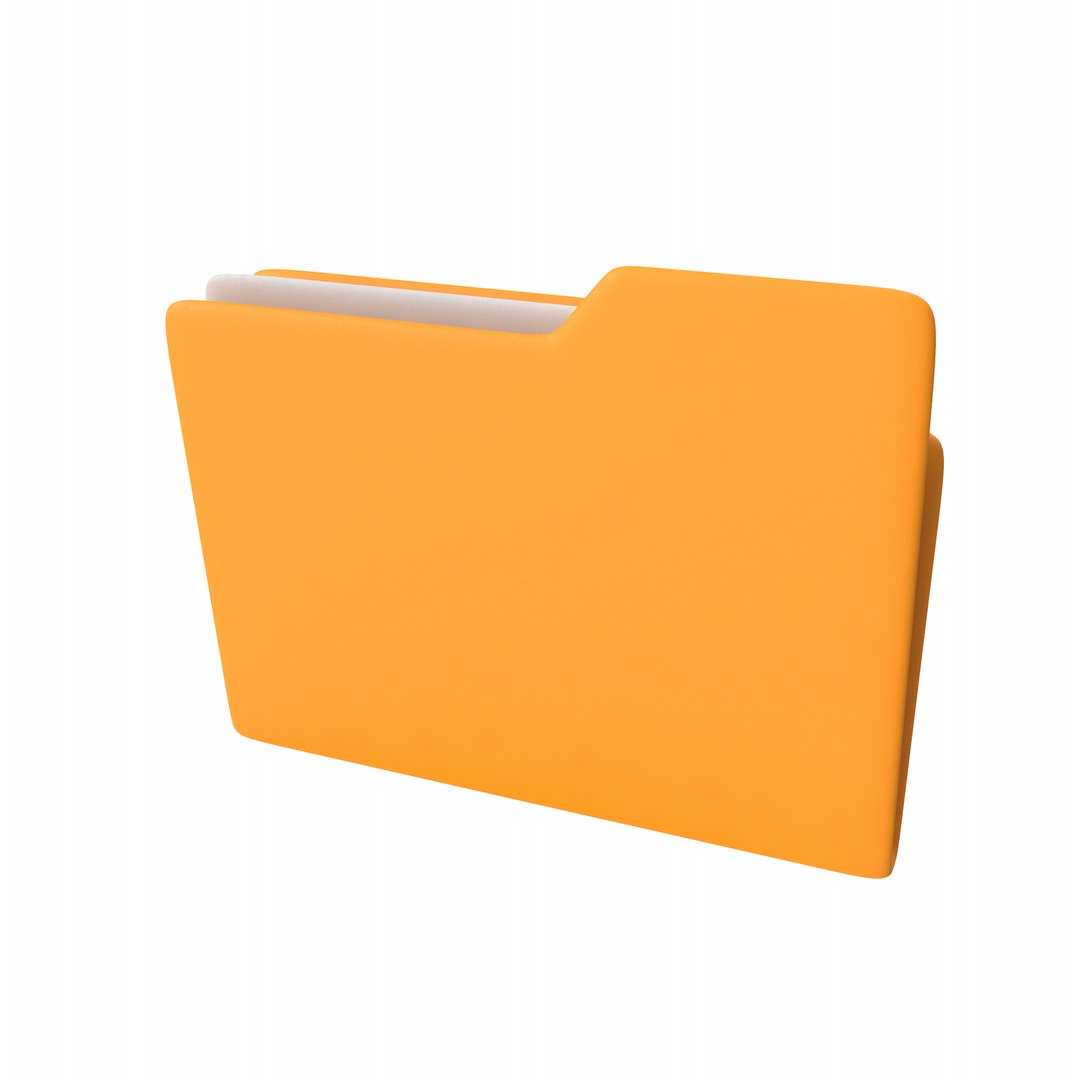 3D Cartoon Folder Model - TurboSquid 2143001
