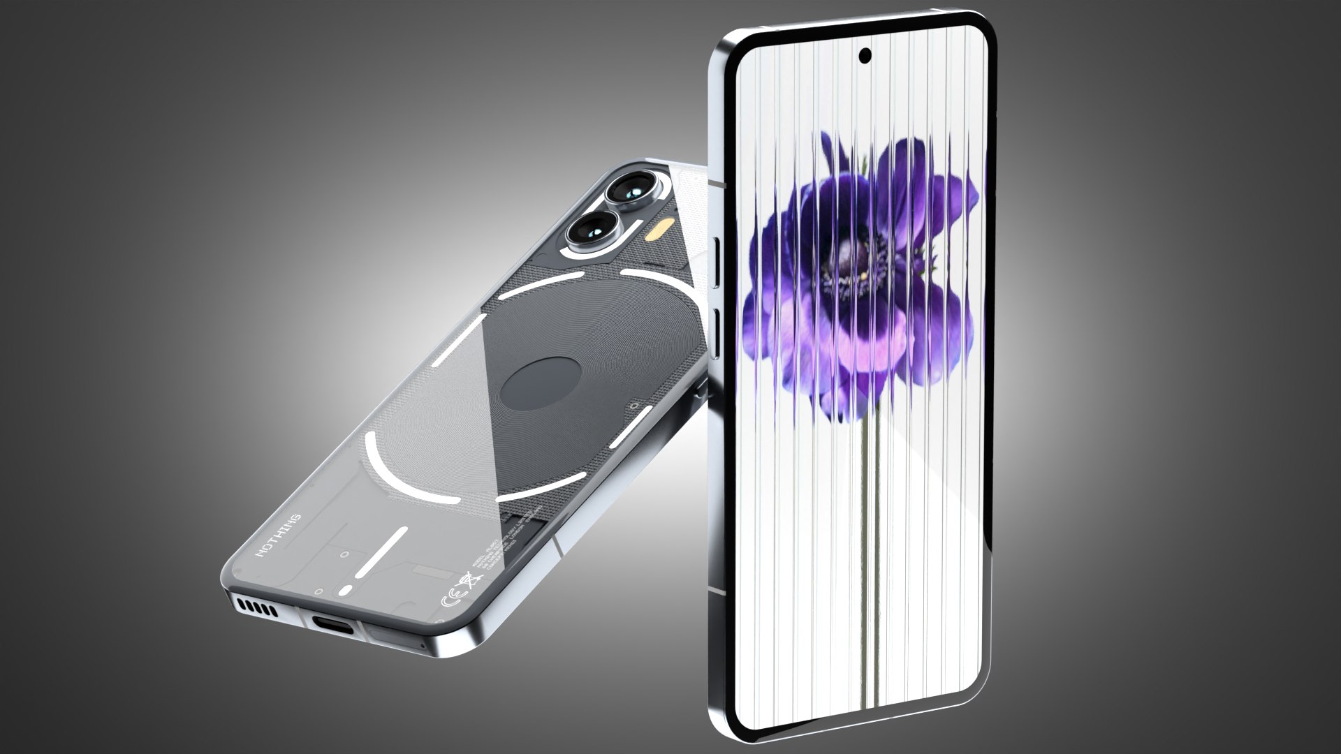 Nothing Phone 2 Dark Grey Model - TurboSquid 2092324