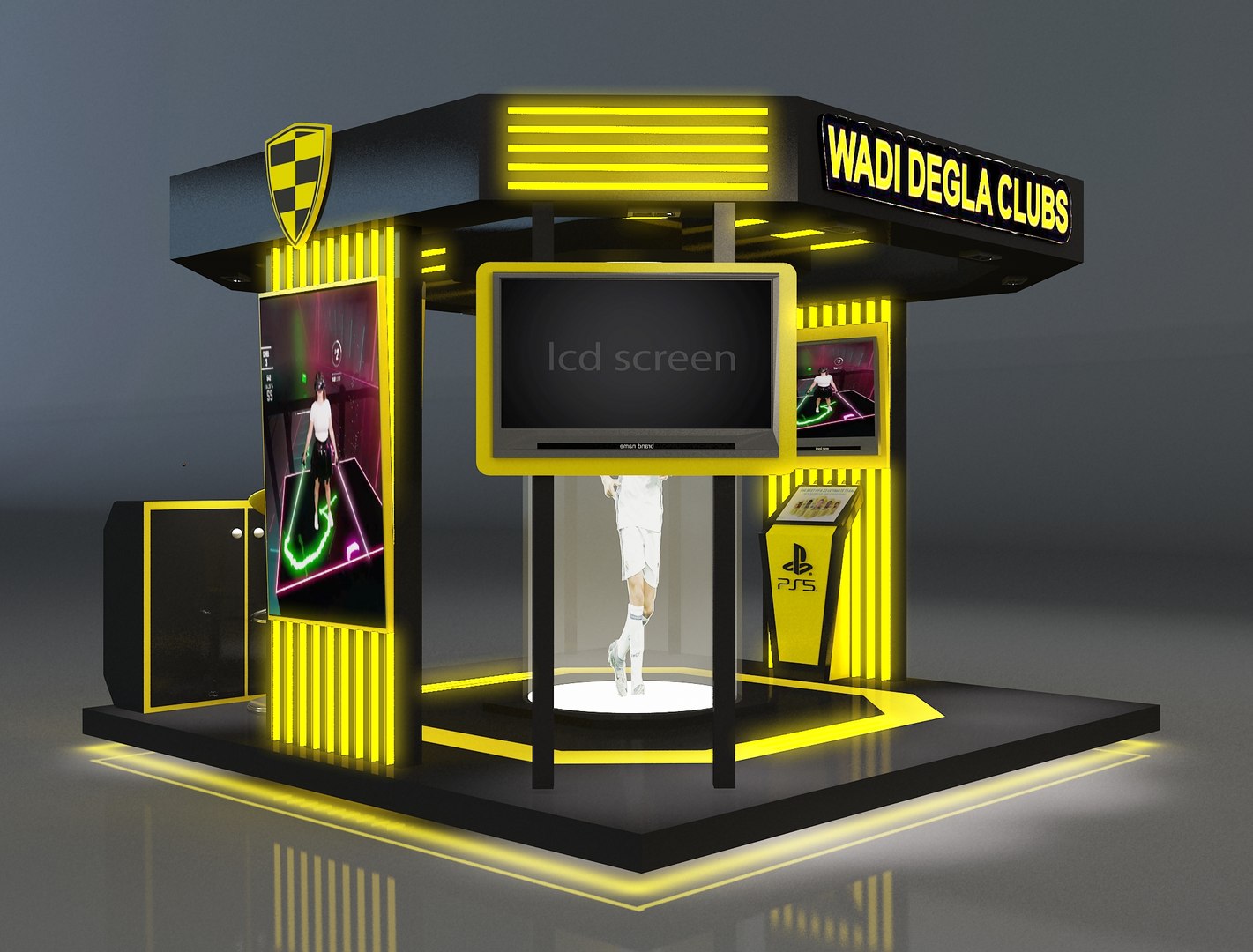 3D Booth Exhibition Stand A665h - TurboSquid 2269072