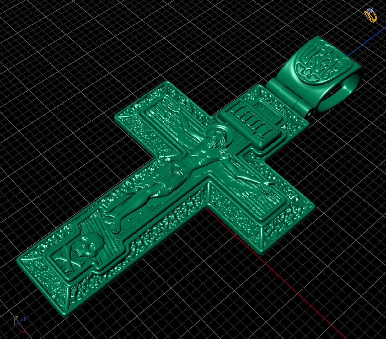3d Cross Model