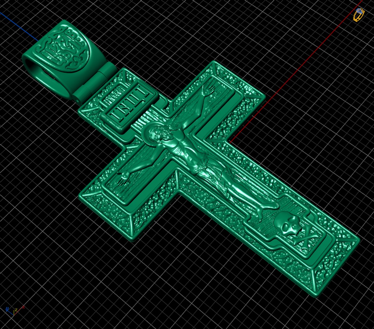 3d Cross Model