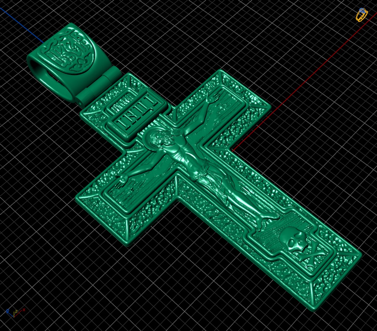 3d Cross Model