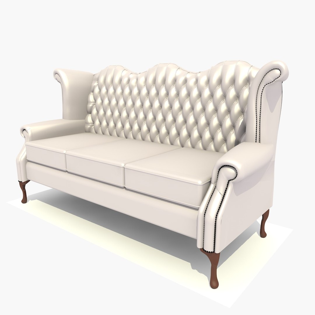 3ds 3 Seater Scroll Chair