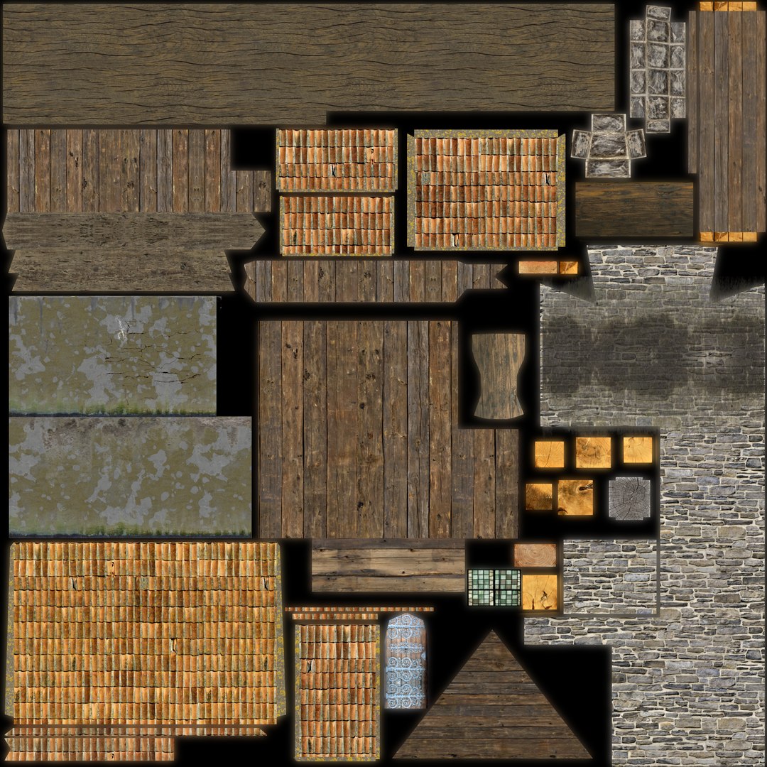 3D medieval house model - TurboSquid 1250779