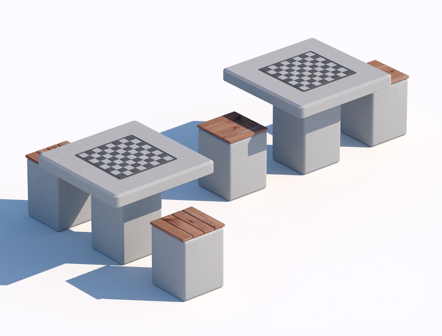 Street Chess 3D - TurboSquid 1636557