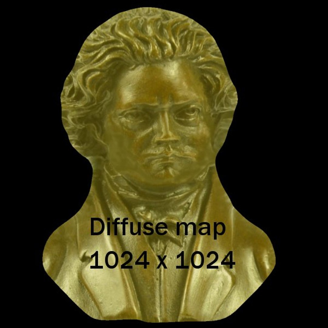 3d Model Wall Beethoven Fg