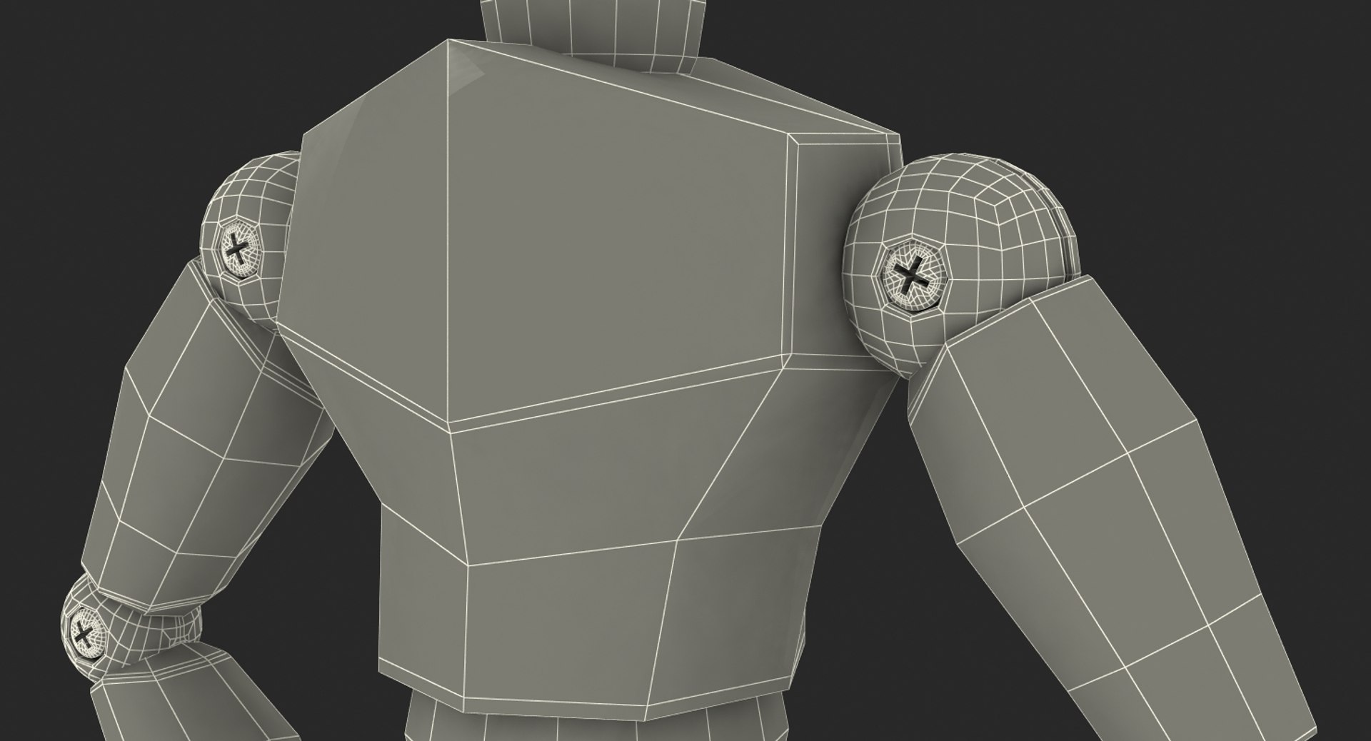 Small wooden dummy doll 3D - TurboSquid 1336937