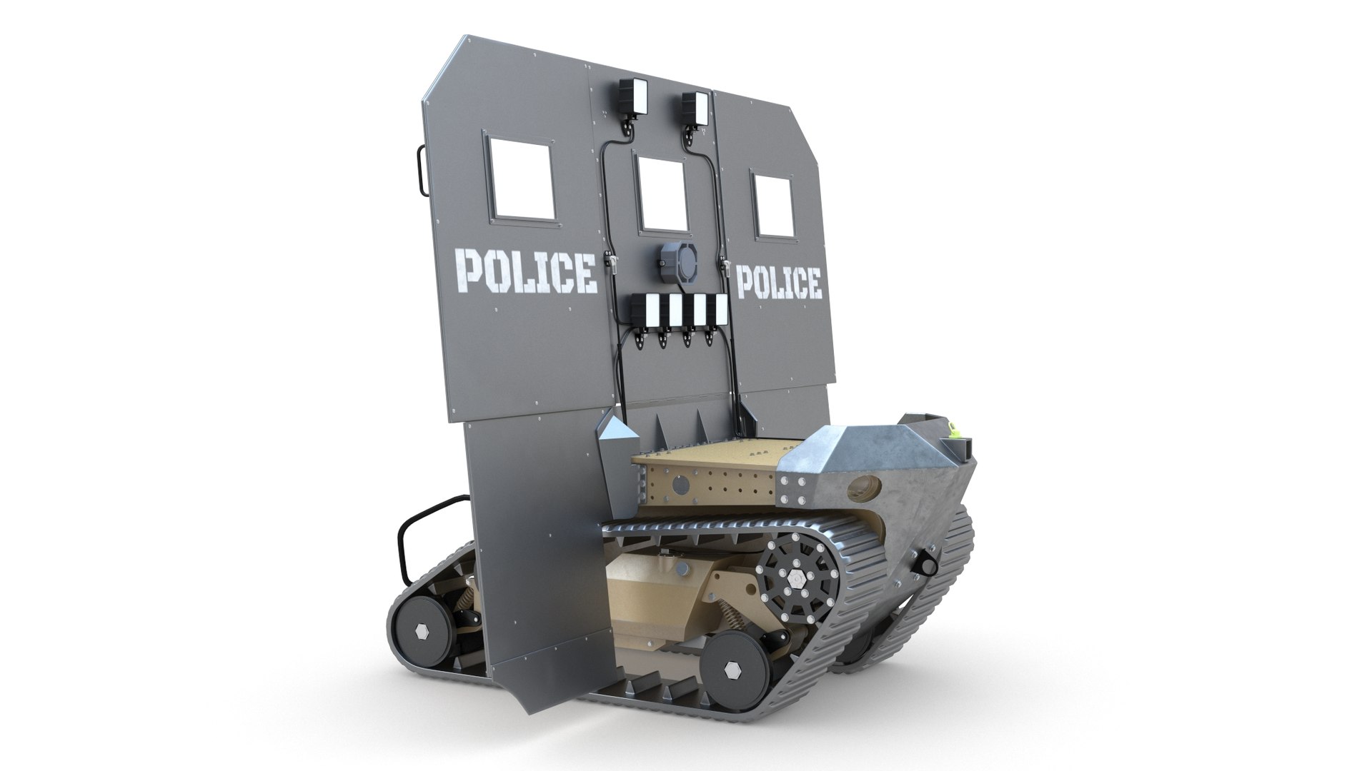 3D Robotic Swat Ballistic - TurboSquid 1657448