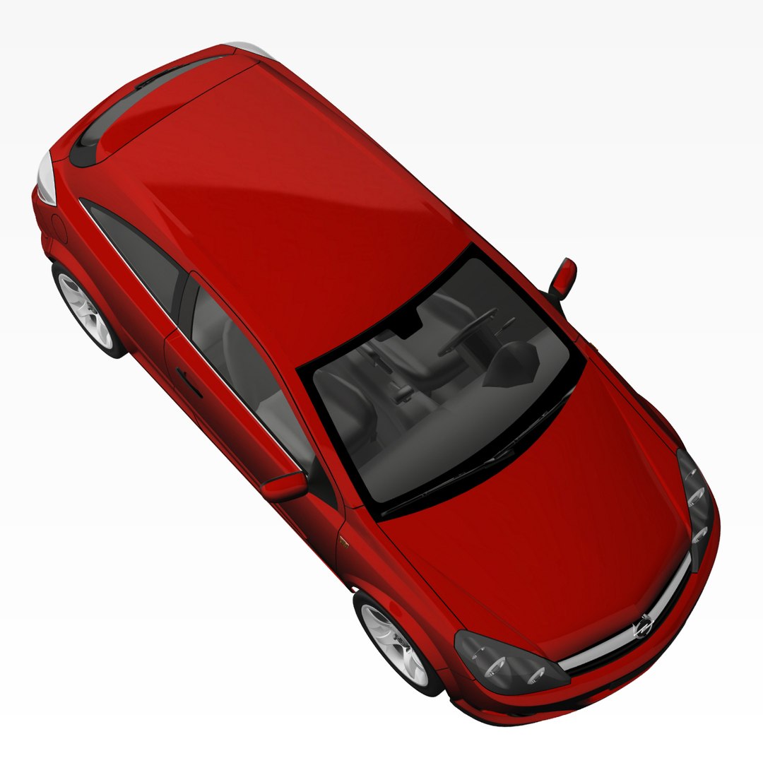 Opel Astra Gtc 2005 3d Model
