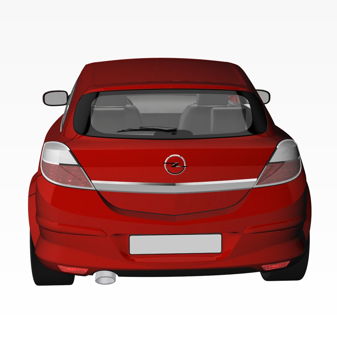 Opel Astra Gtc 2005 3d Model