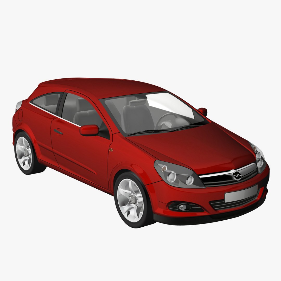 Opel Astra Gtc 2005 3d Model