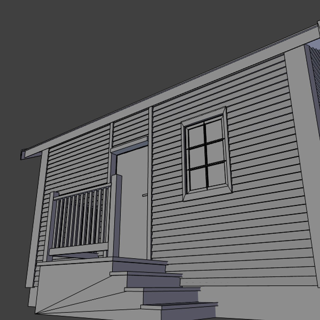 Hotel Admin Building Exterior 3d Model