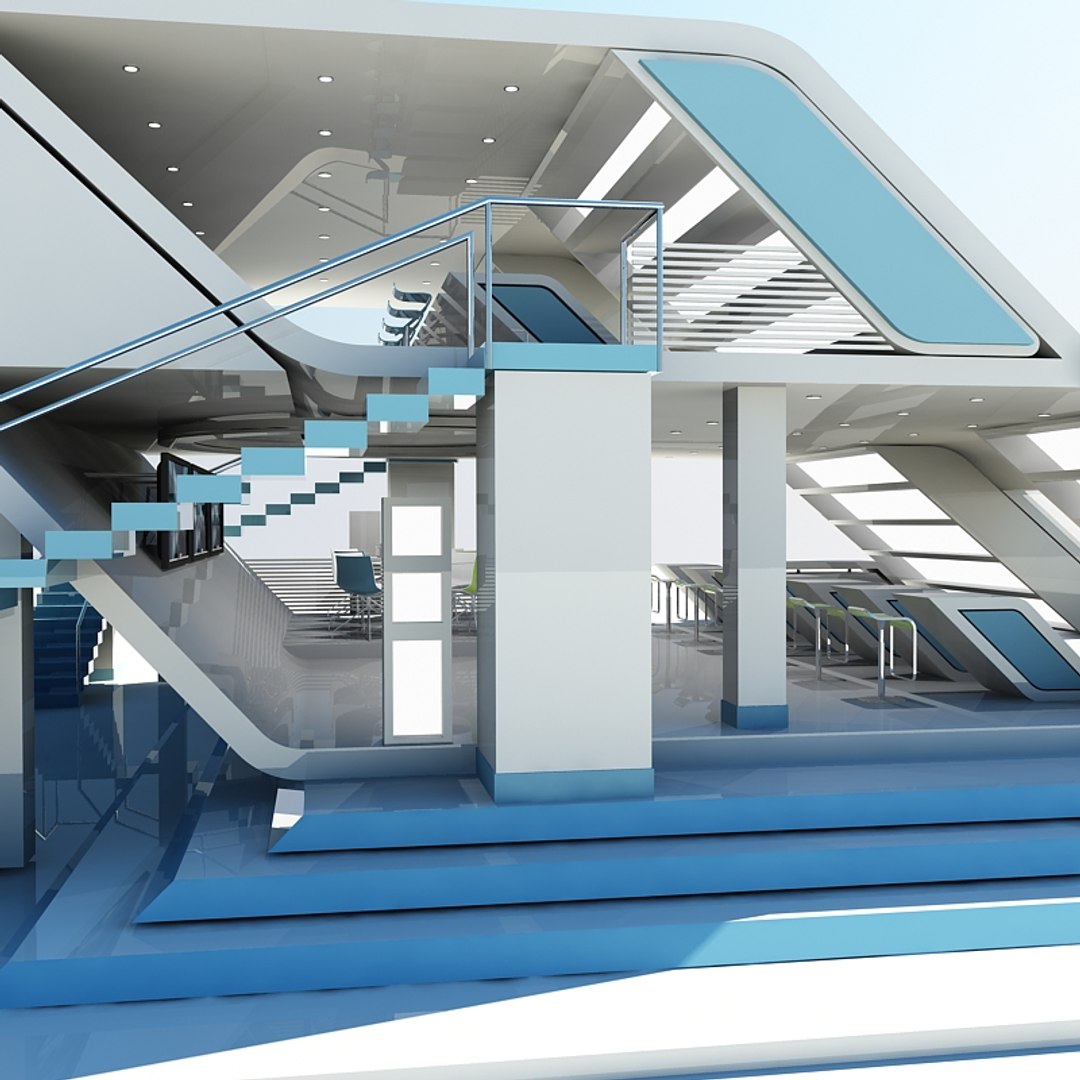 3d exhibition stand model