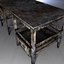 3d Old Rusty Metal Workbench