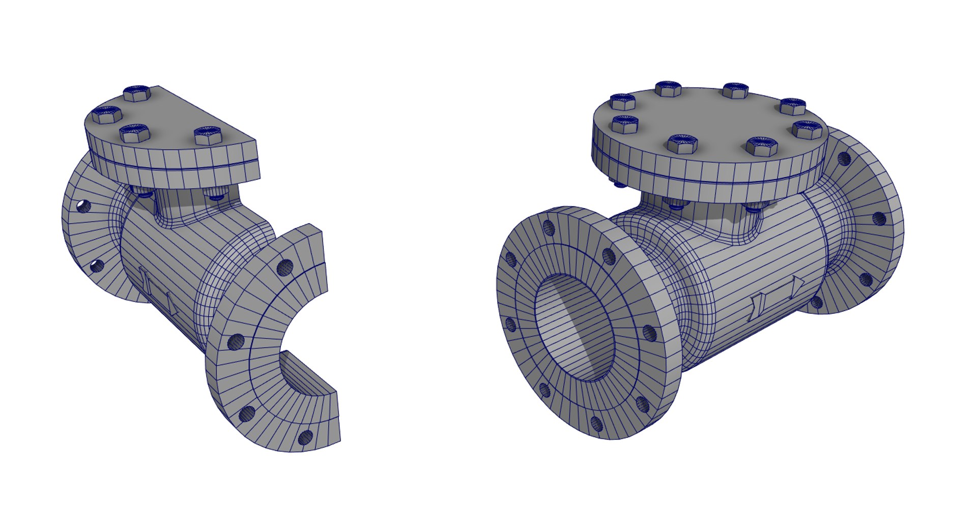 3d Non-return Valve 1