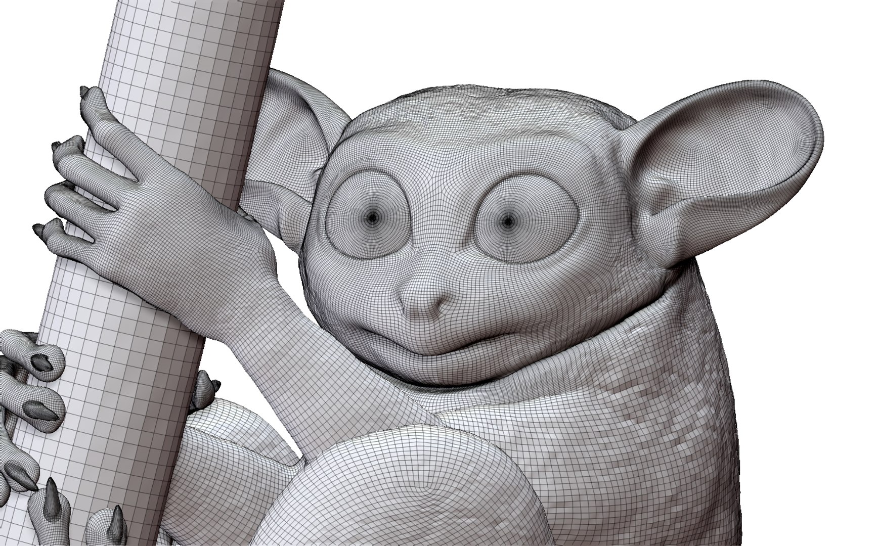 3D model tarsier branch eyes - TurboSquid 1539158