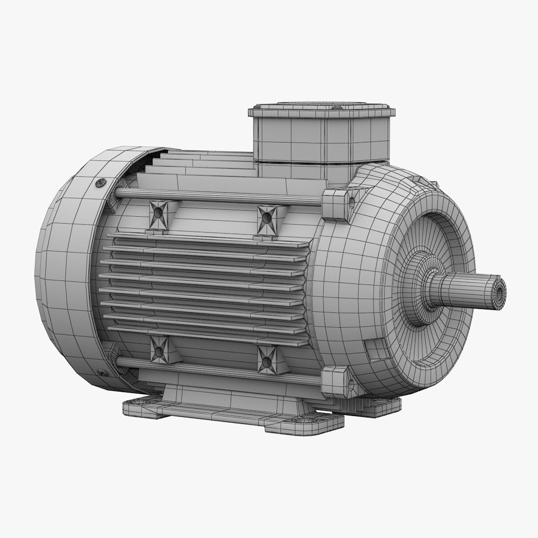 Electric Motor Model - TurboSquid 1356880