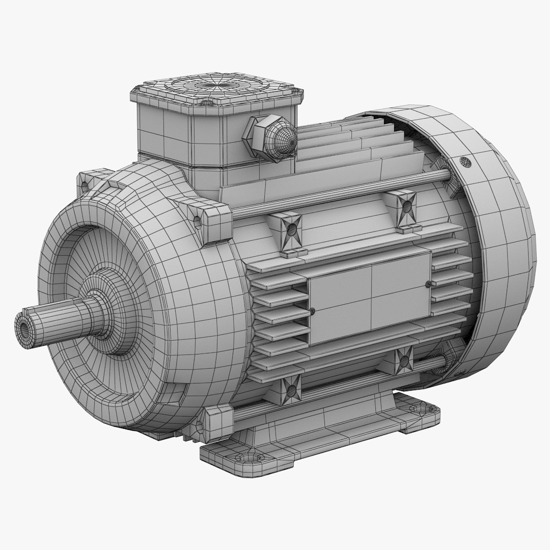 Electric Motor Model - TurboSquid 1356880