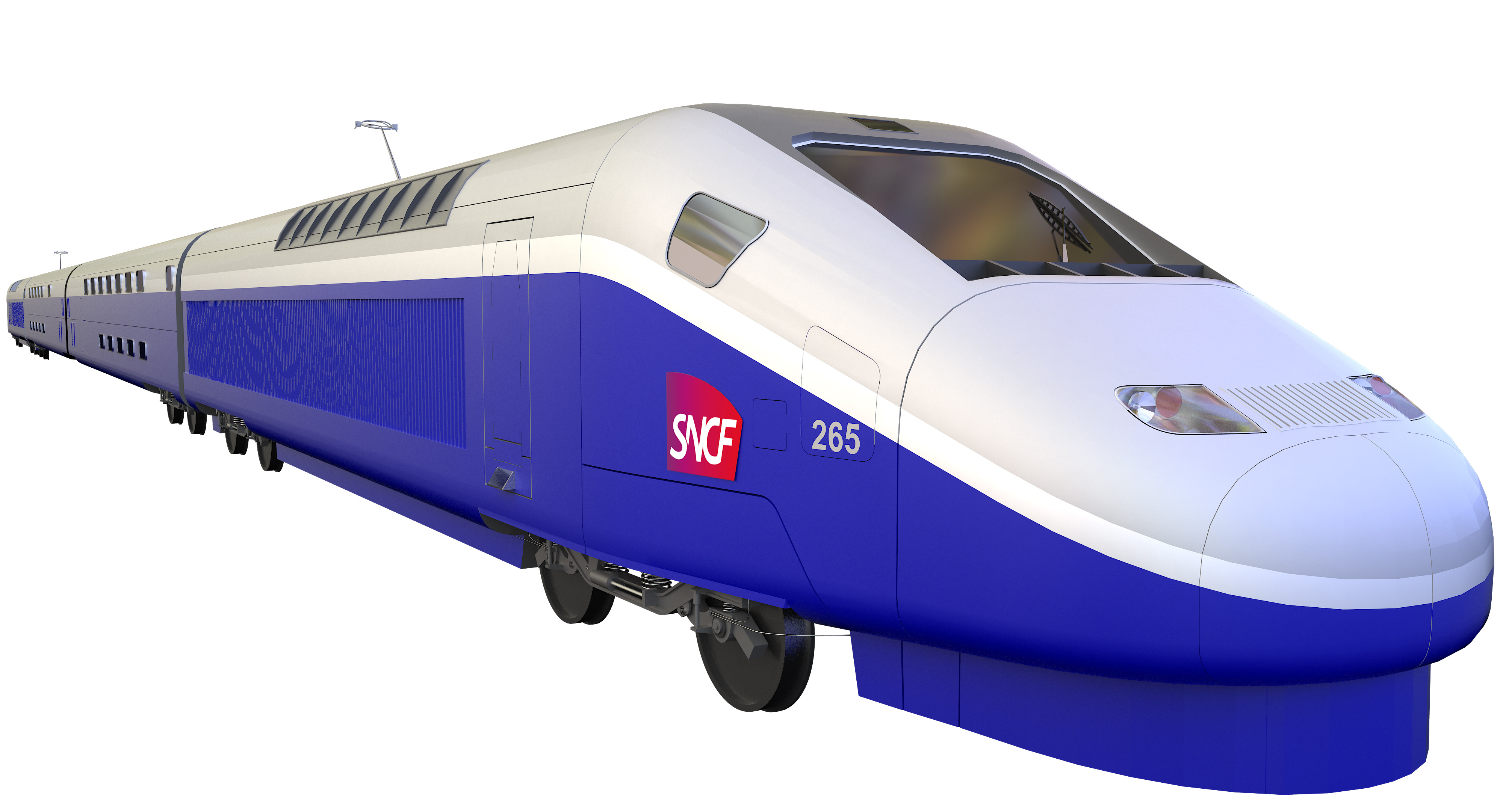 3D sncf tgv duplex model - TurboSquid 1222824