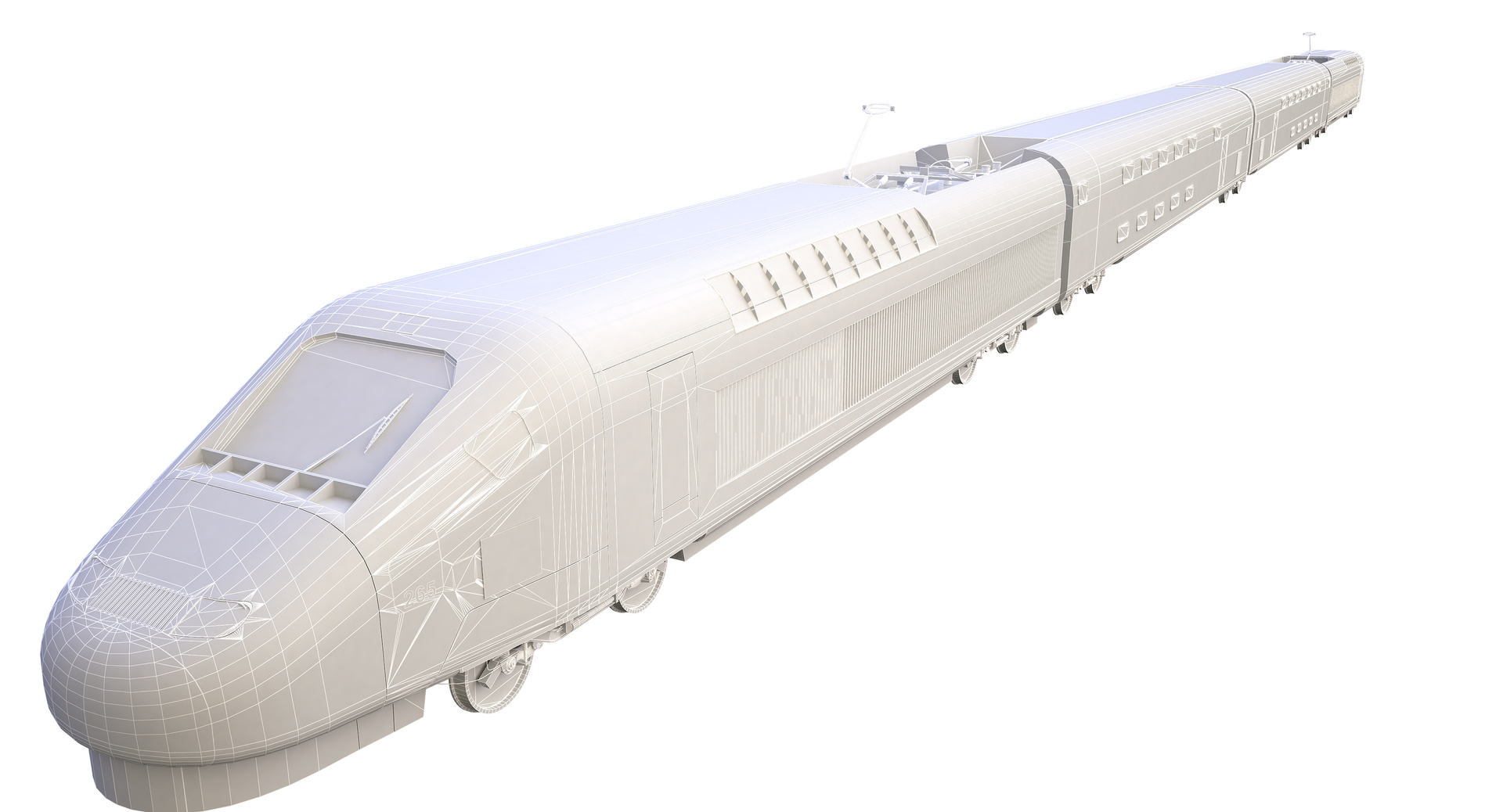 3D sncf tgv duplex model - TurboSquid 1222824
