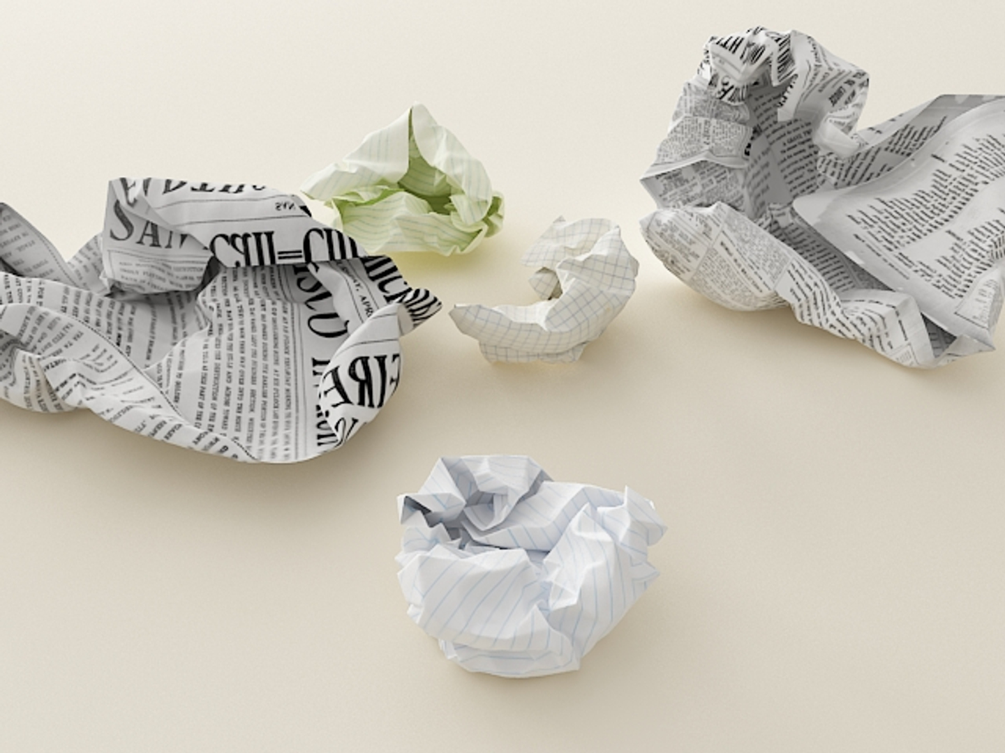 max crumpled paper