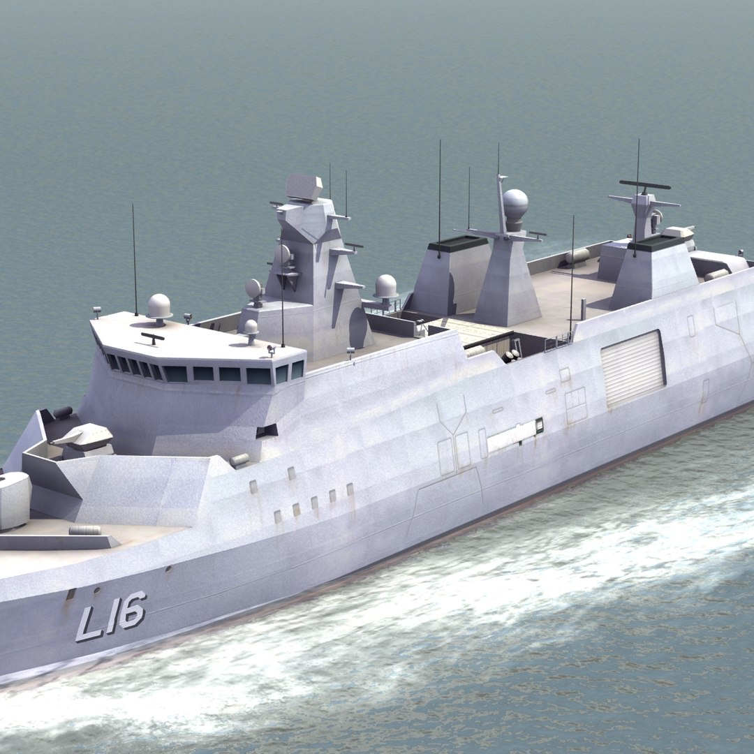 3D Command Frigate Absalon Model - TurboSquid 1240612