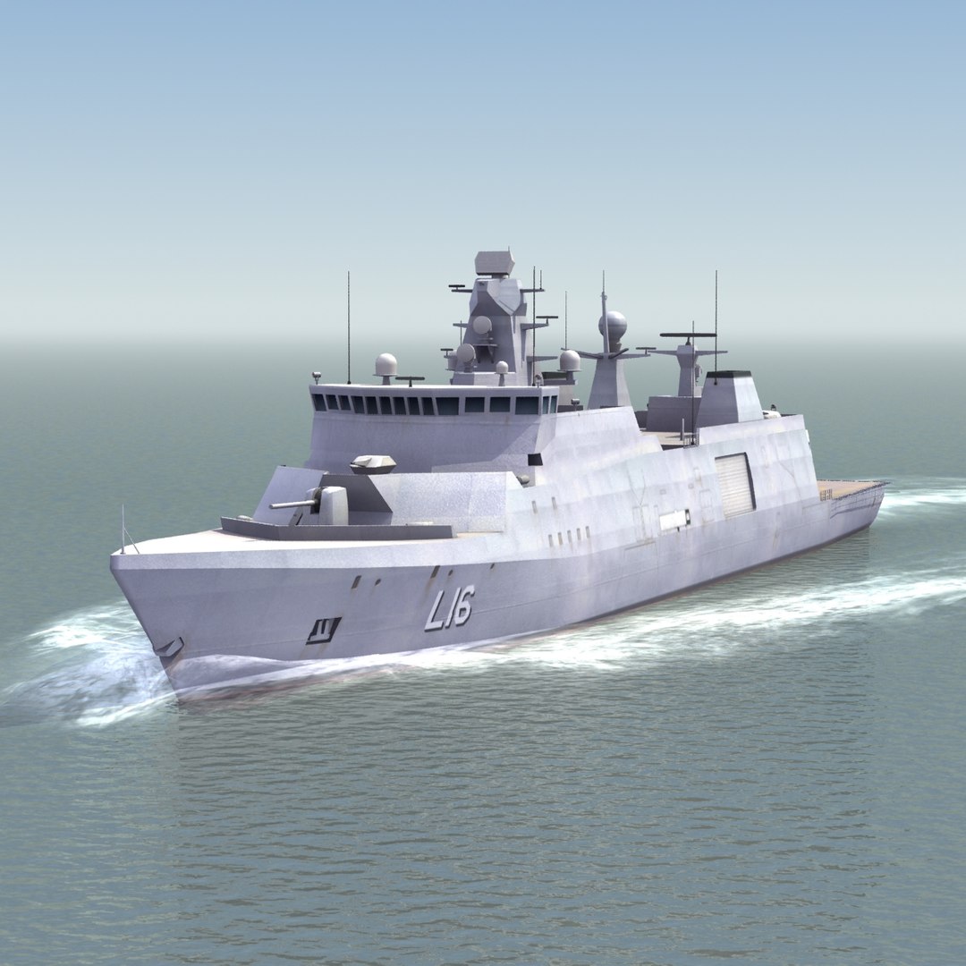 3D Command Frigate Absalon Model - TurboSquid 1240612