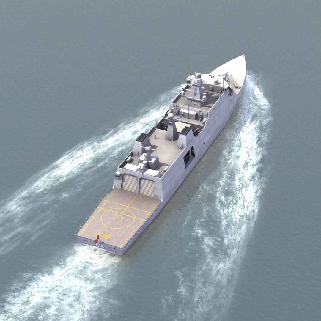 3D Command Frigate Absalon Model - TurboSquid 1240612