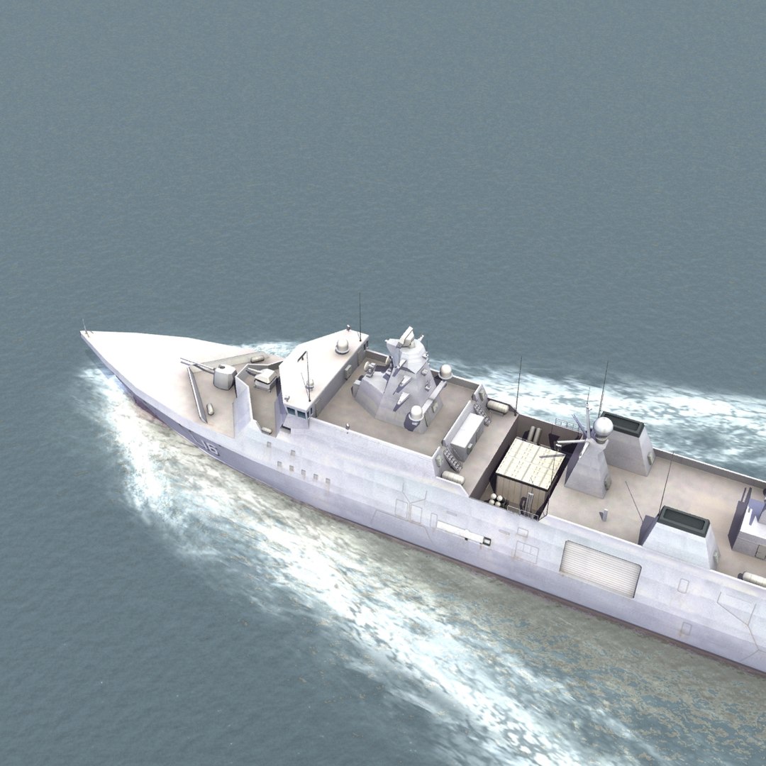 3D Command Frigate Absalon Model - TurboSquid 1240612