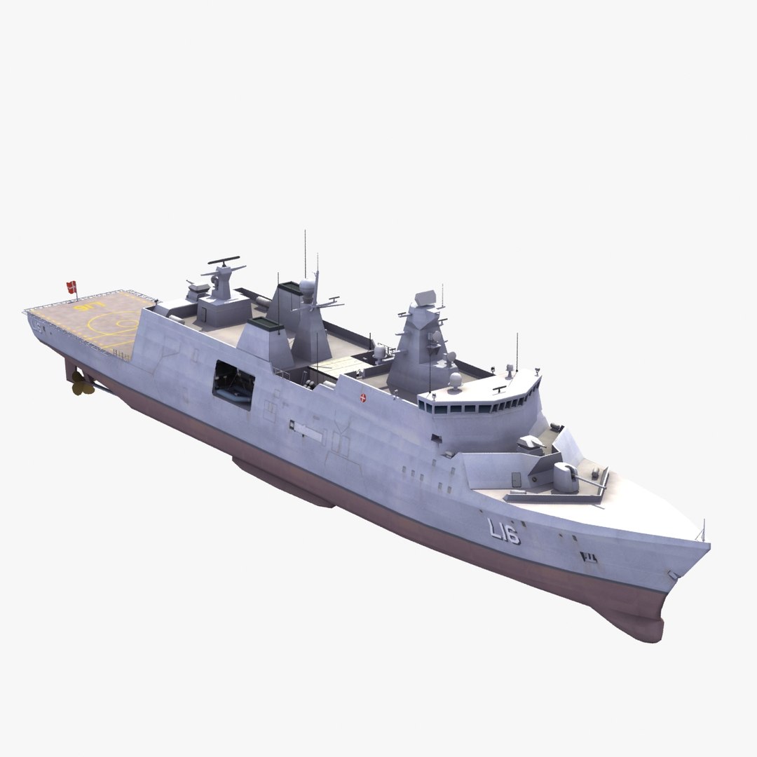 3D Command Frigate Absalon Model - TurboSquid 1240612