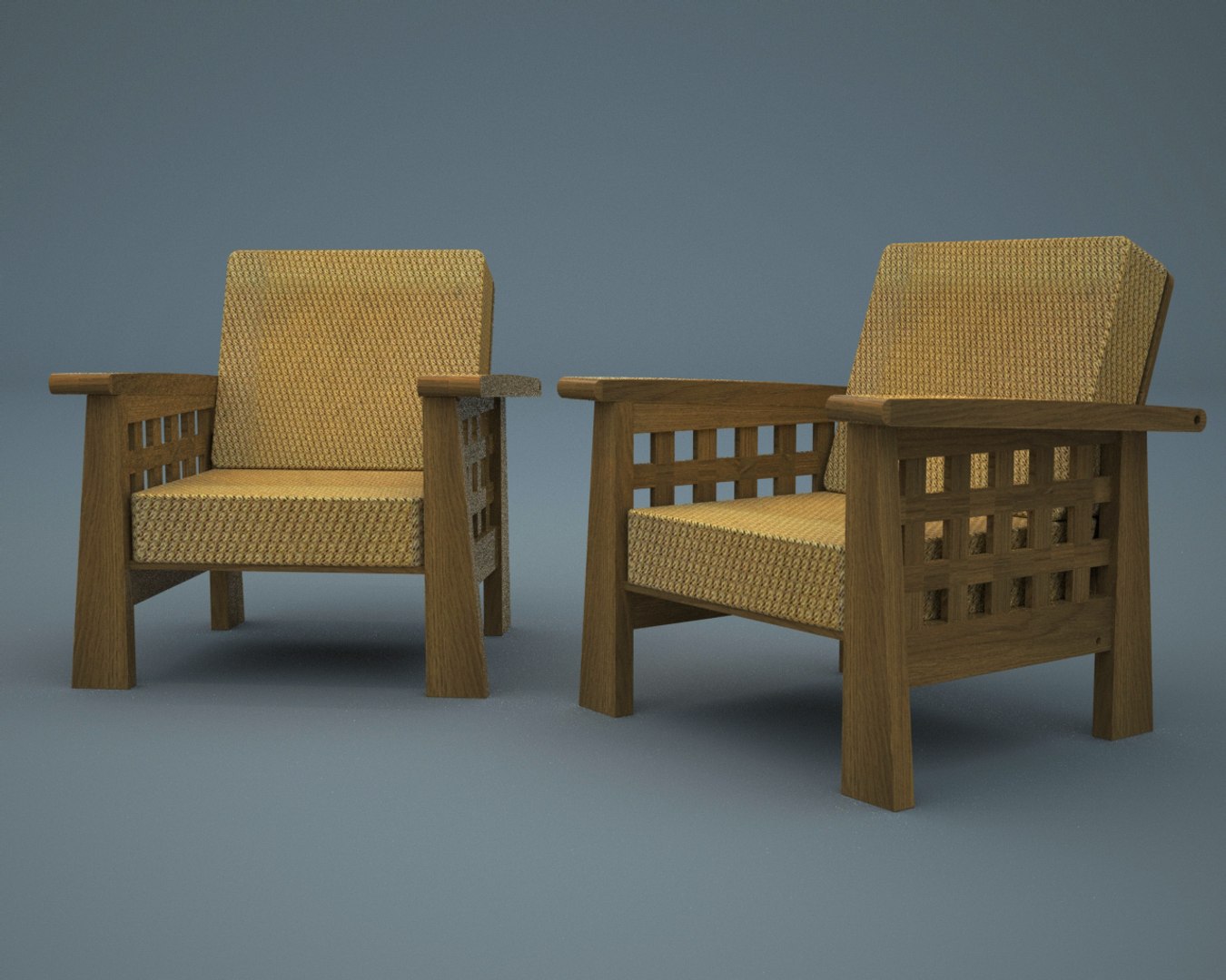 3d Model Arm Chair X