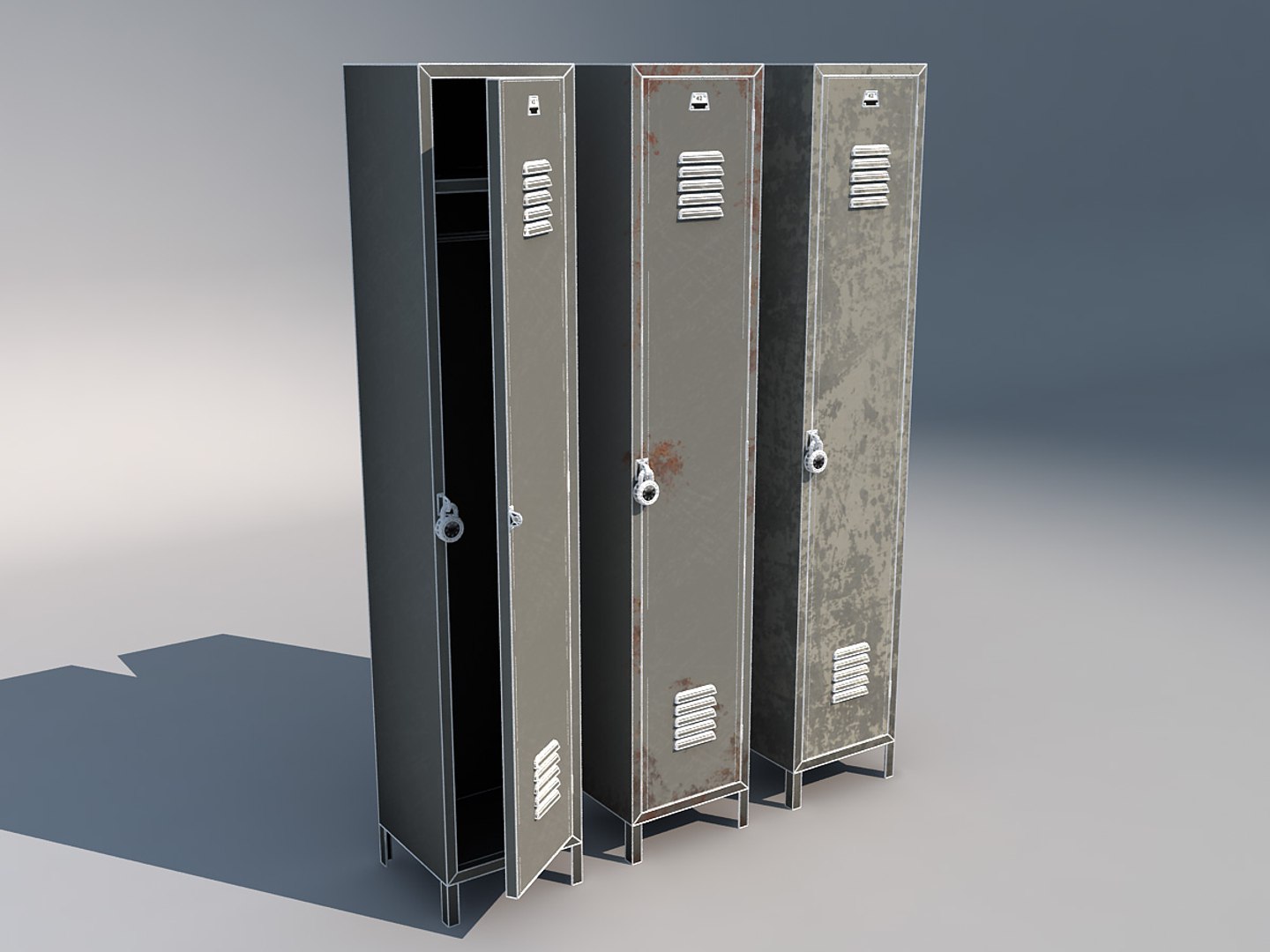 3ds max ready locker 01