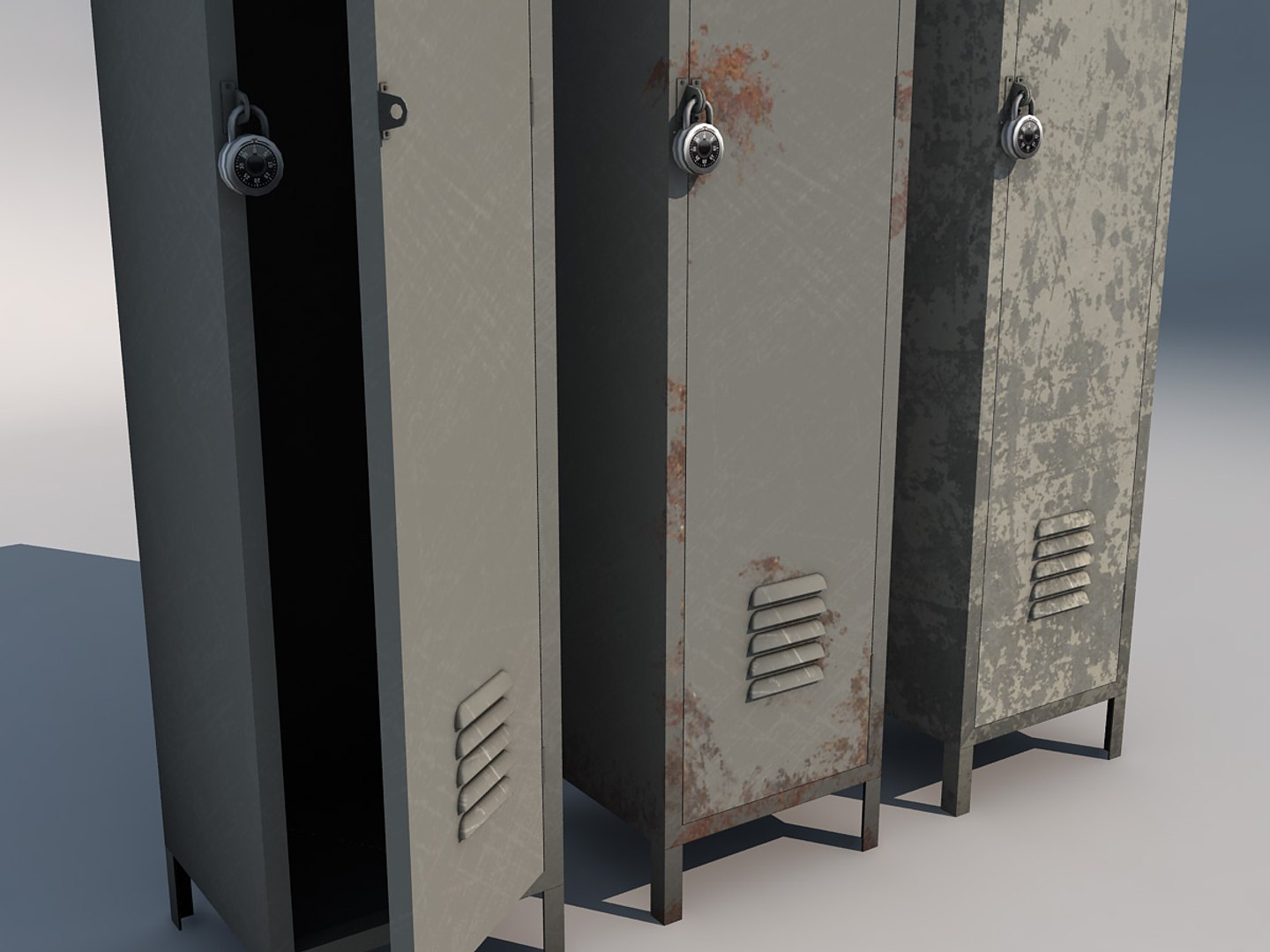 3ds max ready locker 01