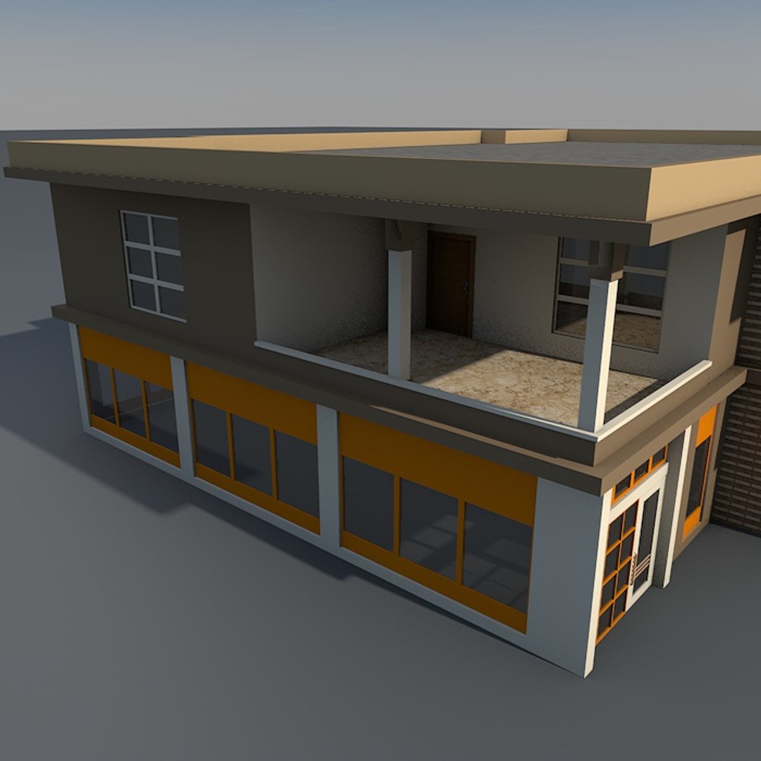 3d Model Building Interior House