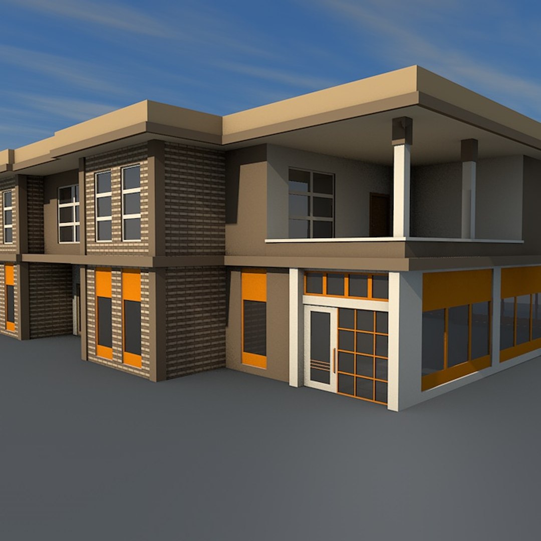 3d Model Building Interior House