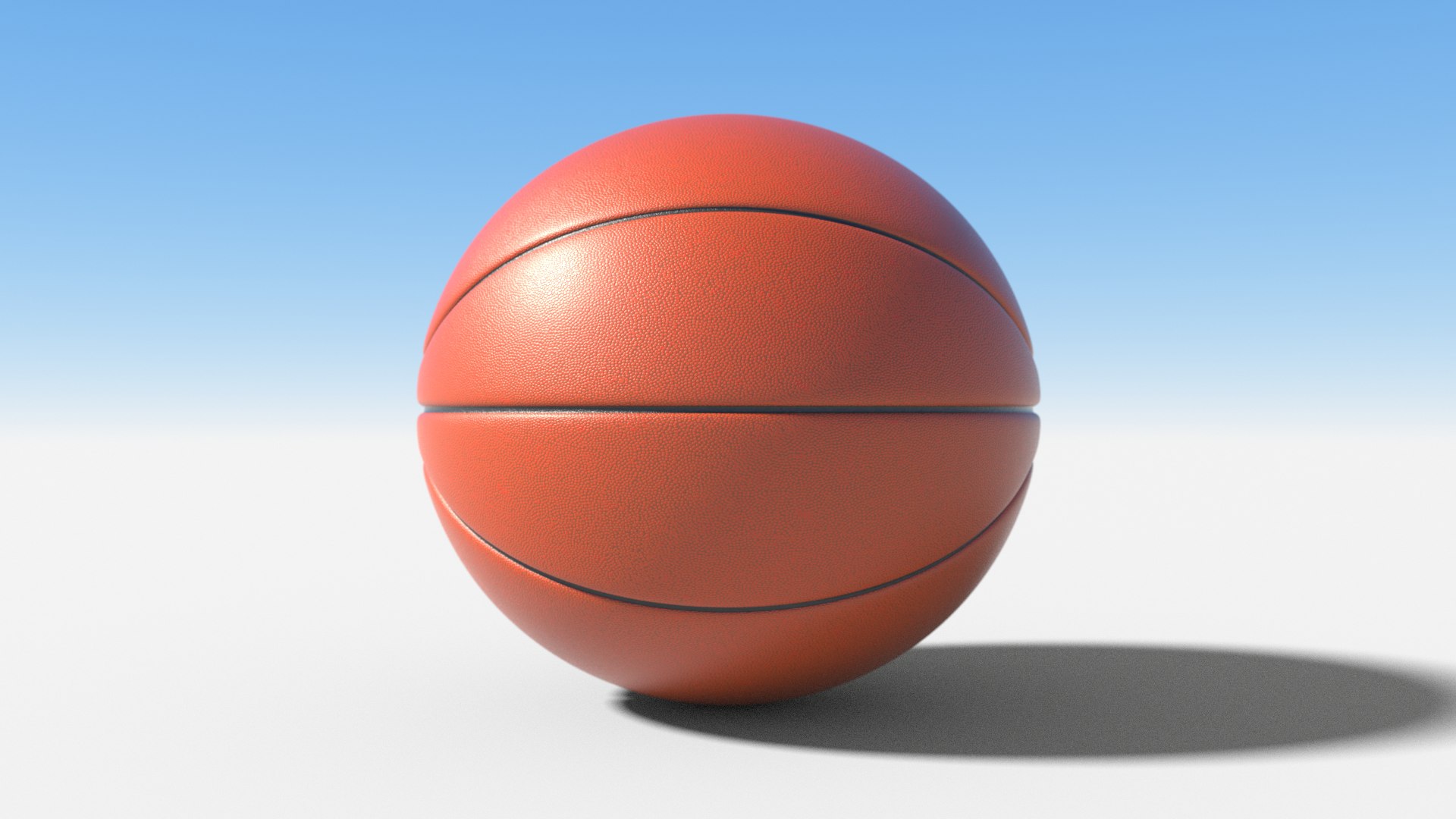 3d Model Generic Basketball Octane